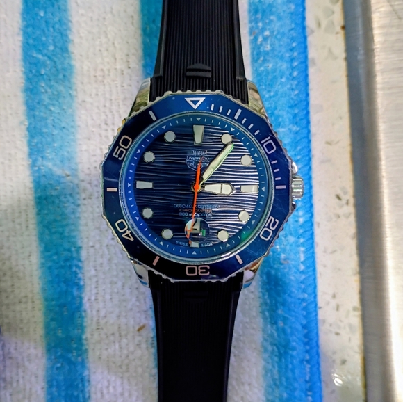 Accessories | Mens Blue Dive Watch | Poshmark